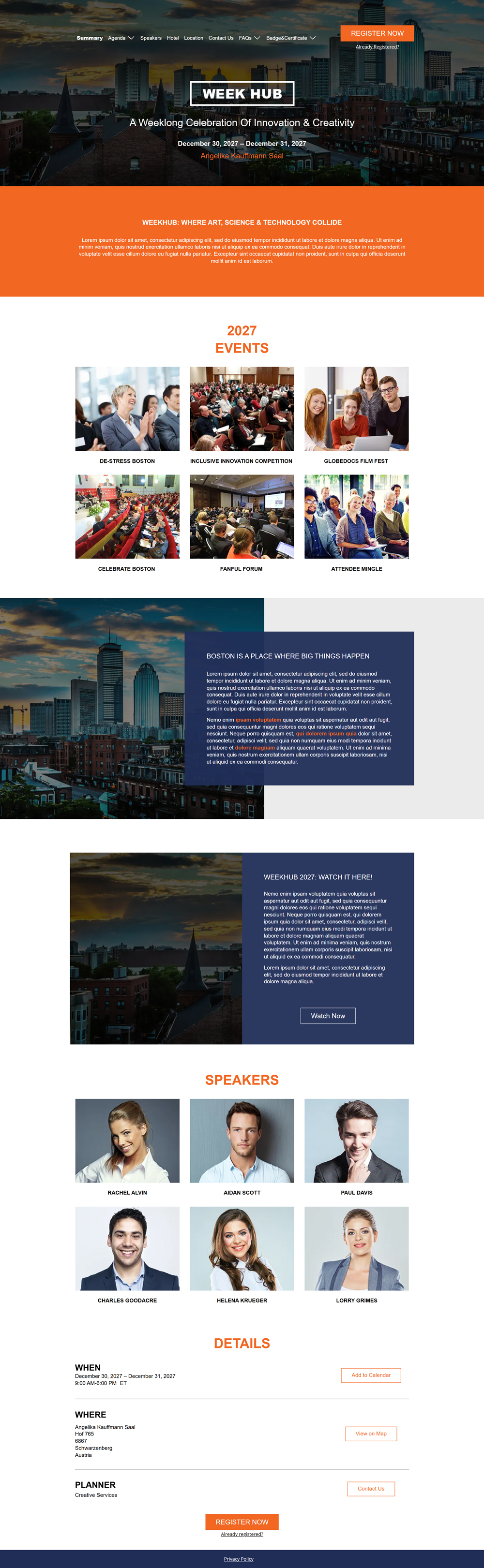 Cvent | Visual Showcase for Event Management