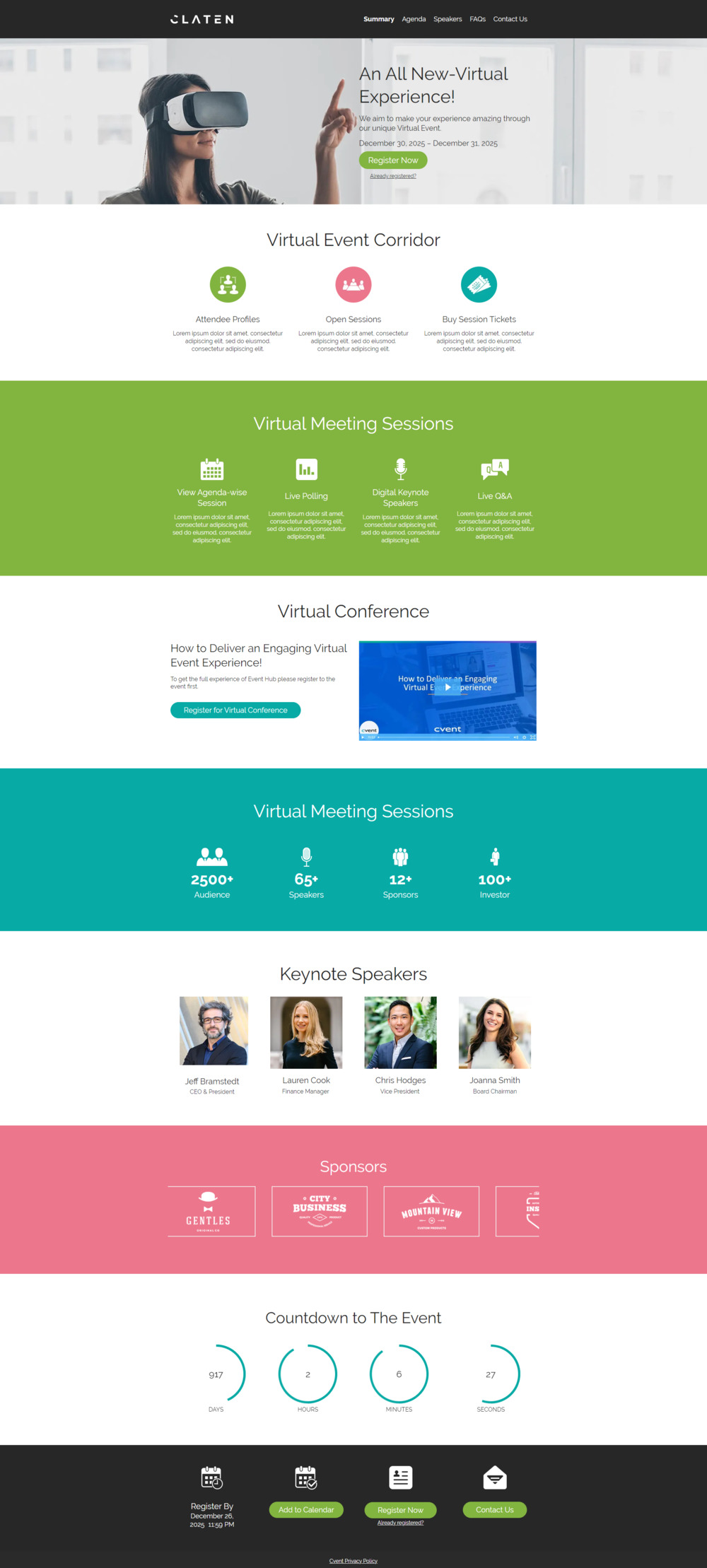 Cvent | Visual Showcase for Event Management