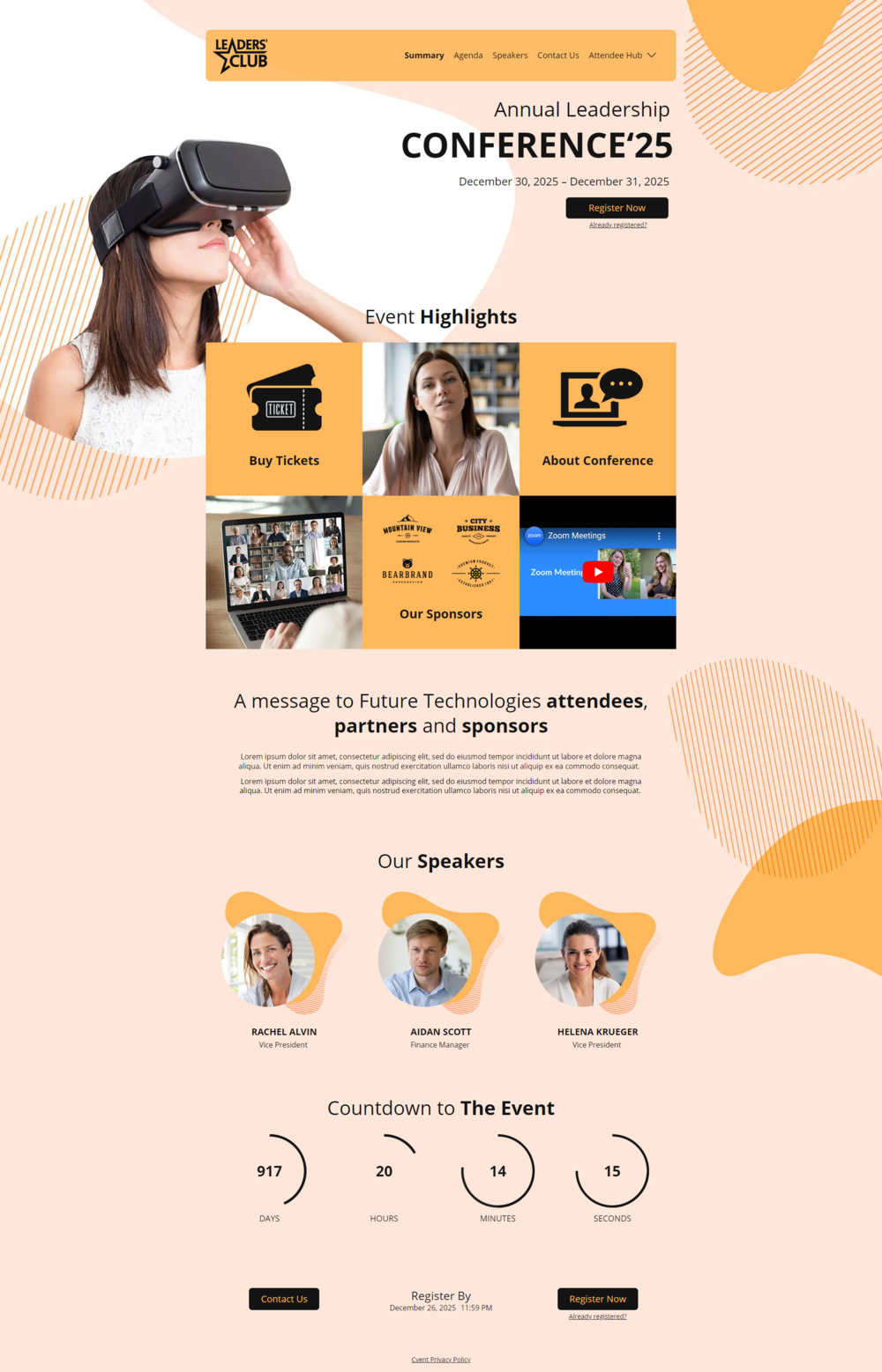 Cvent | Visual Showcase for Event Management
